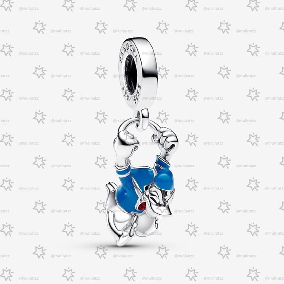 Pandora | Jewelry | Pandora Disney Donald Duck Dangle Charm | Poshmark